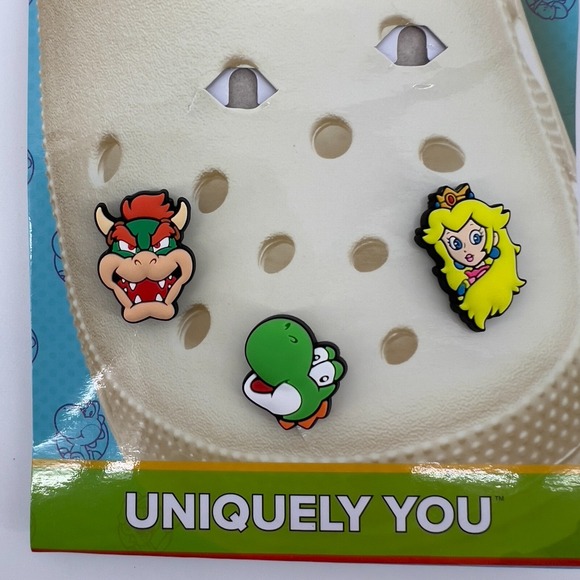 CROCS | Shoes | Super Mario Jibbitz Crocs Shoe Charms 3pack Princess ...